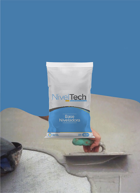 NivelTech mortero desarrollado para nivelar y corregir